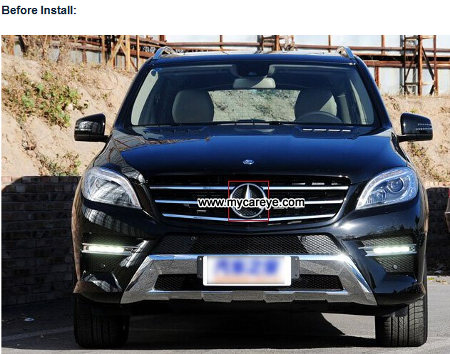 Mercedes-Benz ML320 ML350 ML400 ML500 Front LED Lights Blue Color Light ...