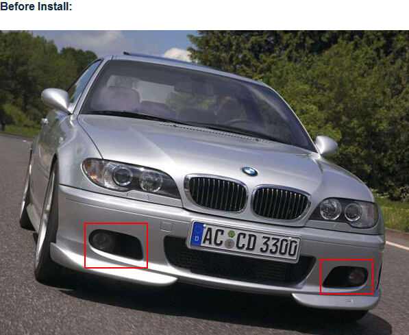 BMW E46 DRL LED Daytime Running Light turn daylights safe drving