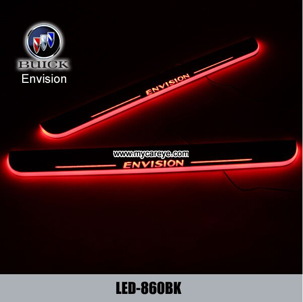 Buick Envision LED door sill plate light moving door scuff Pedal lights