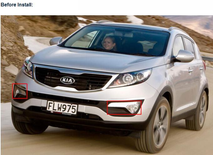 KIA Sportage DRL LED Daytime Running Lights Car front light retrofit