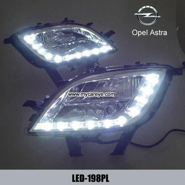 Opel Astra DRL LED Daytime Running Lights Car front daylight upgrade