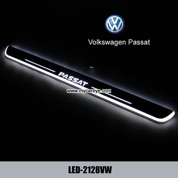 Volkswagen VW Passat LED lights side step car door led sill auto scuff ...
