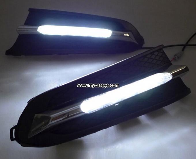 Volkswagen VW Polo DRL LED Daytime driving Lights Car front daylight