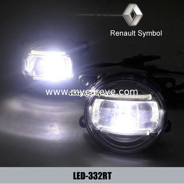 Renault Symbol car front fog light LED DRL daytime driving lights ...